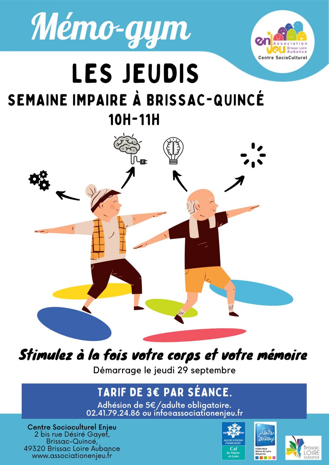 Ateliers Mémo-gym — Association Enjeu